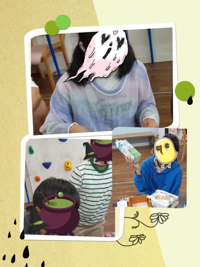 放課後等デイサービスcocoro野田教室 廃材工作 | 野田市の放課後等デイサービスcocoro